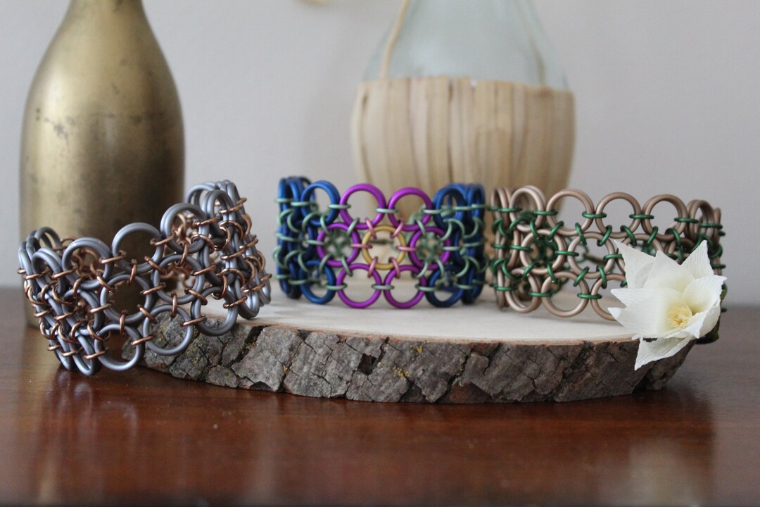 Japanese Chainmail Bracelet - Etsy