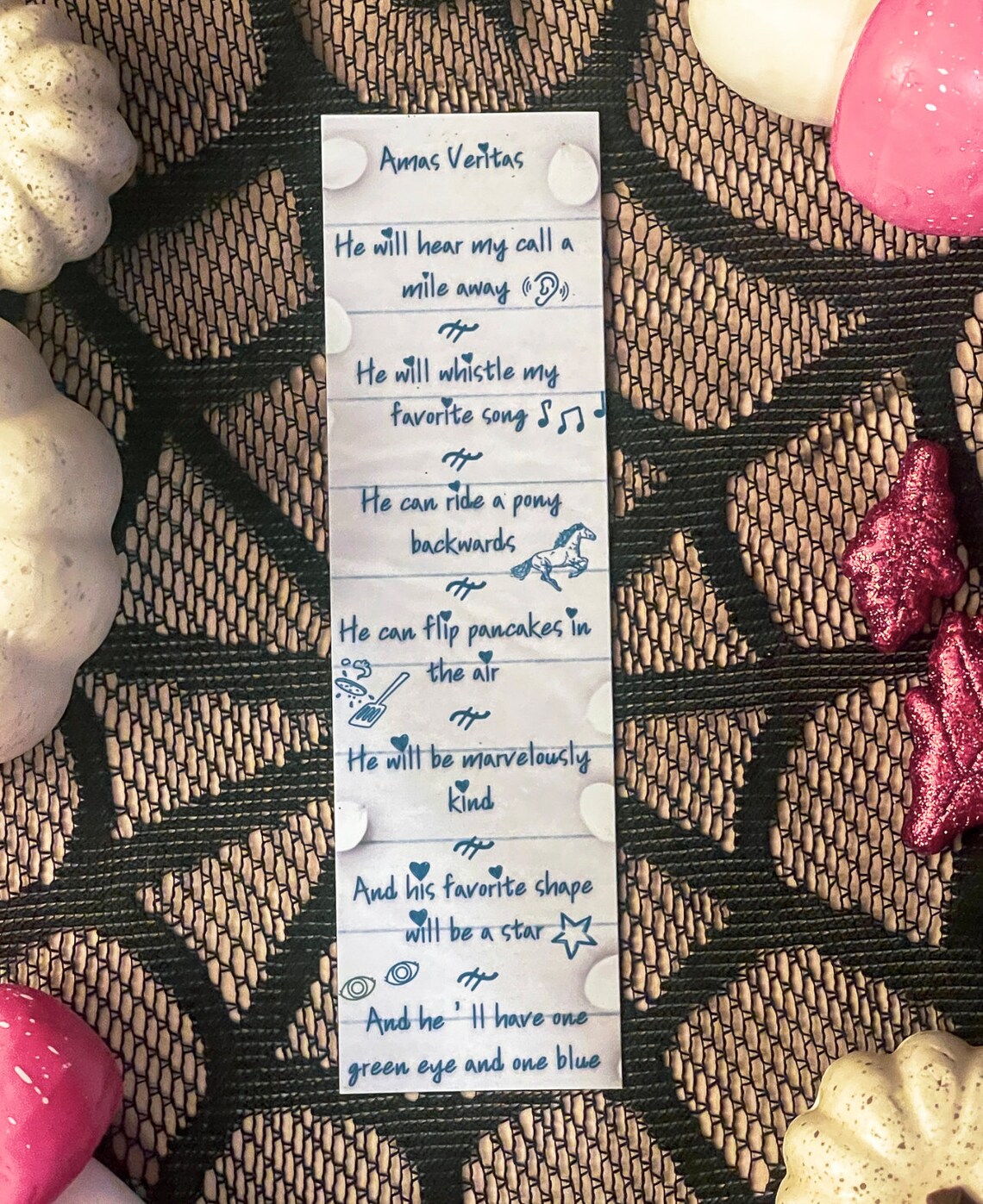 Practical Magic Inspired “amas Veritas” Bookmark - Etsy UK