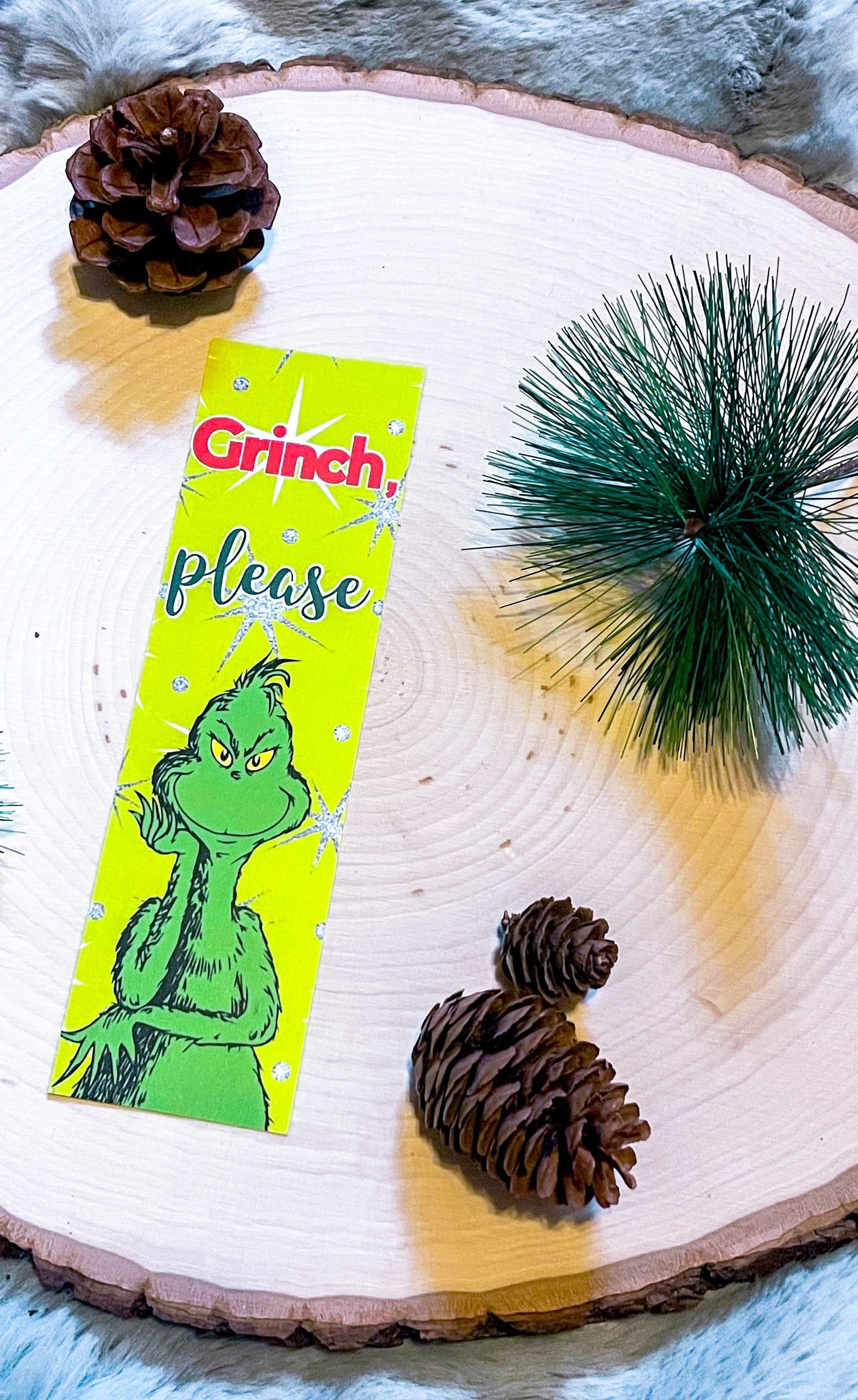 Grinch Inspired please Bookmark | Etsy