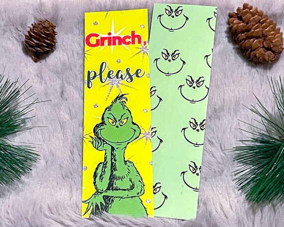 Grinch Inspired please Bookmark | Etsy