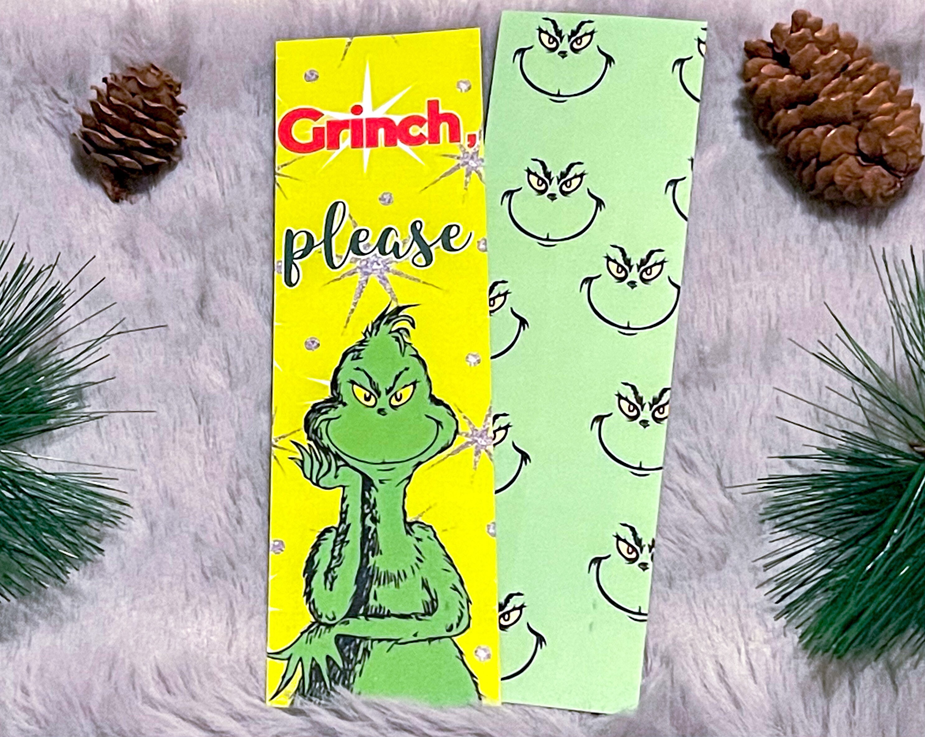 Grinch Inspired please Bookmark | Etsy