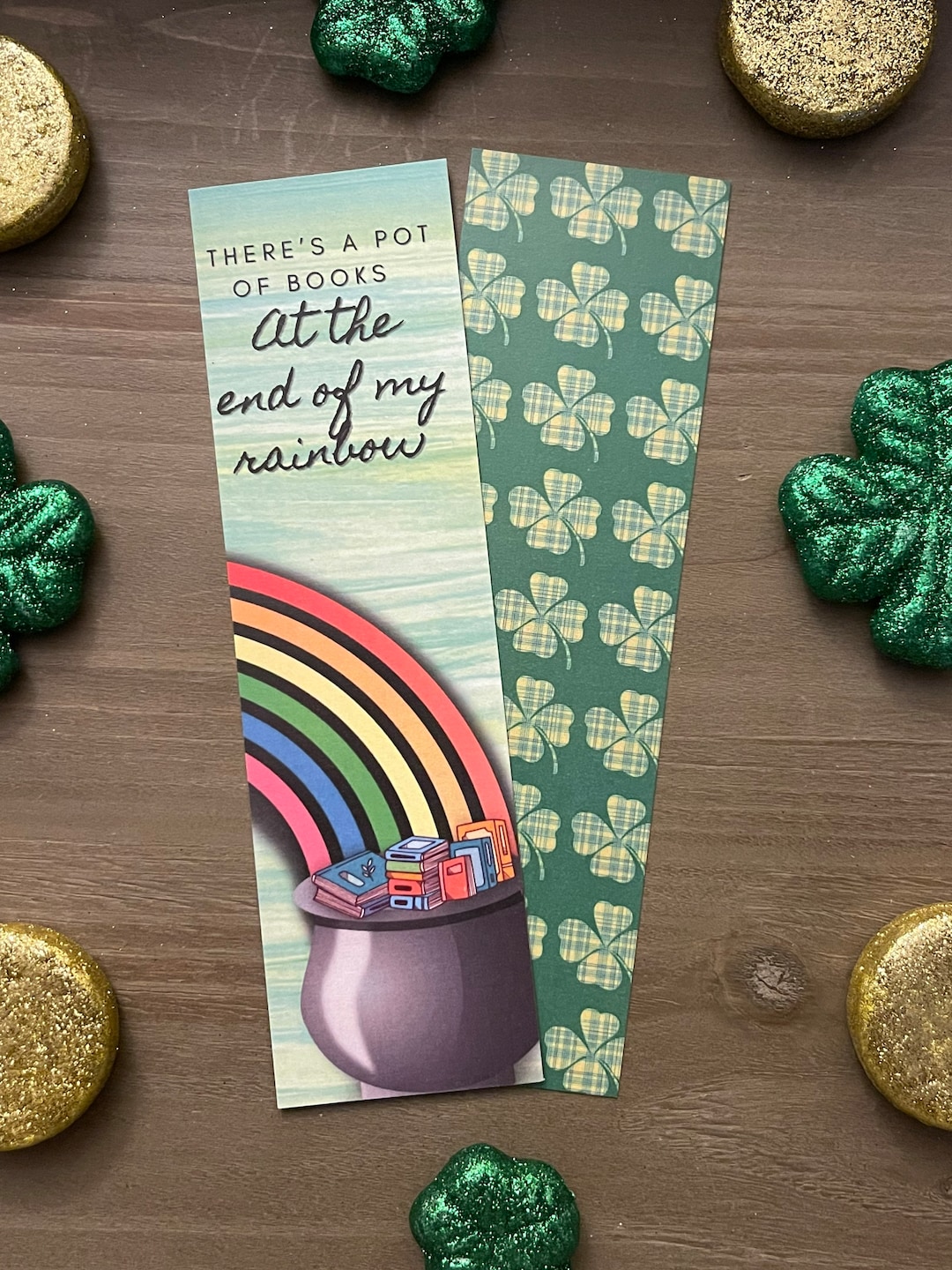 St. Patrick’s Day “pot of Gold” Bookmark - Etsy