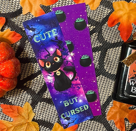 Binx Hocus Pocus Inspired cute but Cursed Bookmark - Etsy