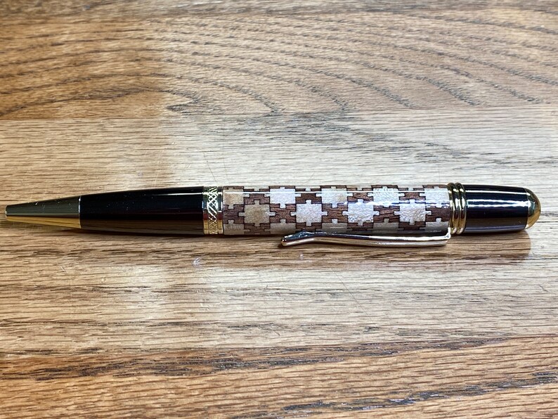 Laser Cut Puzzle Pen Blank on a Sierra Pen Kit - Etsy