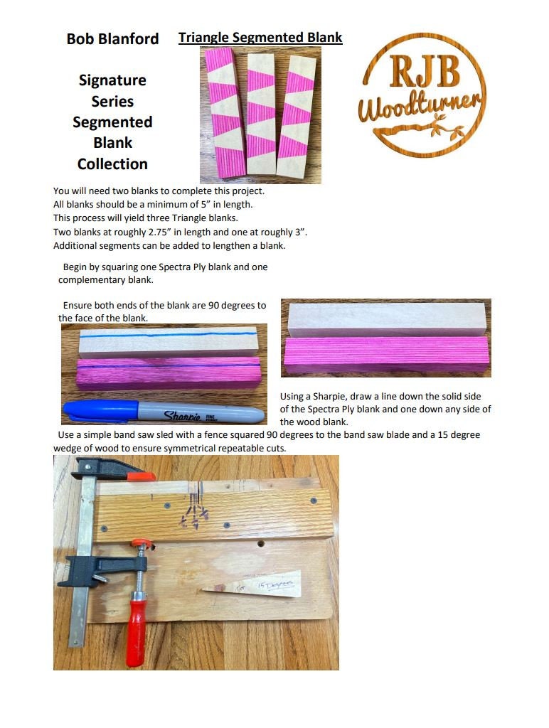 Spectraply Triangle Segmented Blank (digital Printable PDF - How to ...