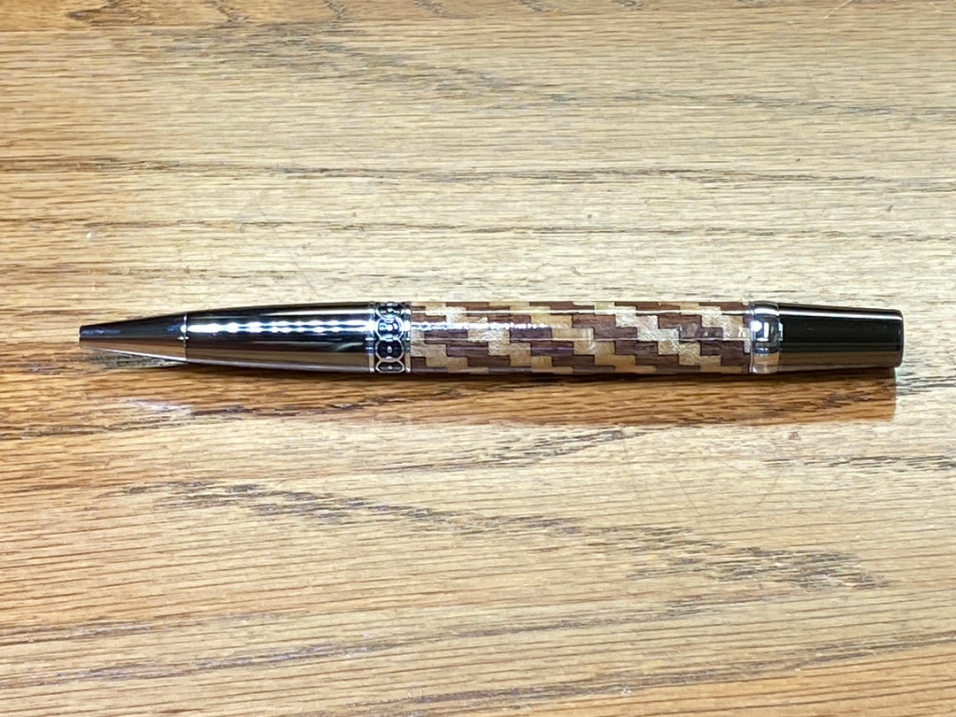 Laser Cut Diagonal Zig Zag Pen Blank on an Elegant Monarch - Etsy