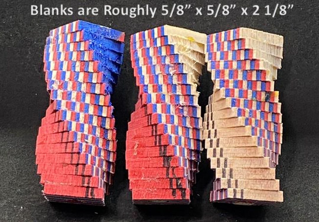 Spectraply Full Twist Pen Blanks - Vibrant Color Wood Blanks for Pen ...