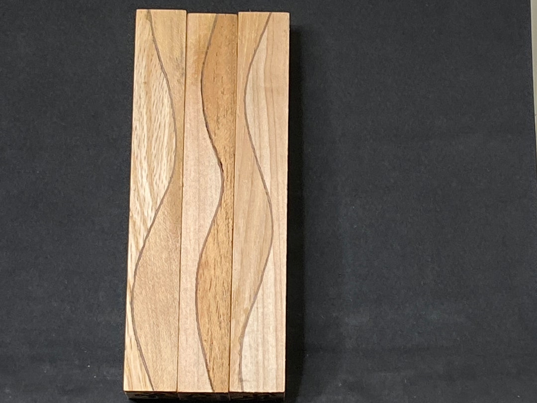 Three Segmented Wood Pen Blanks - Etsy