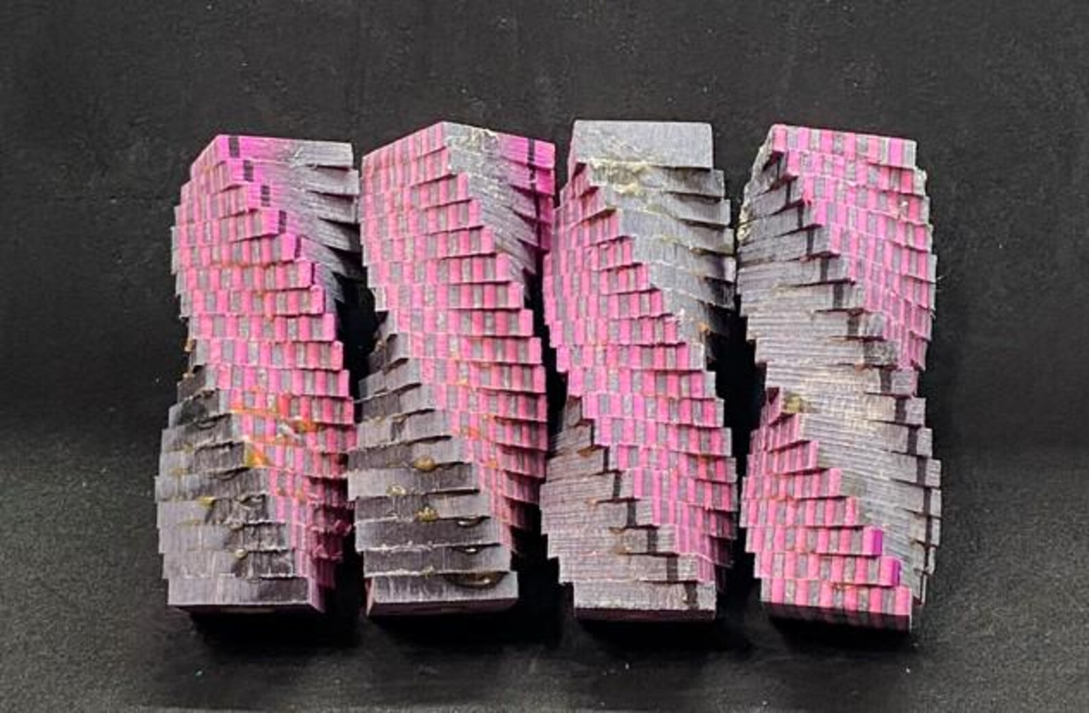 Spectraply Full Twist Pen Blank - Rough Dimensions: .75" X .75" X 2.5 ...