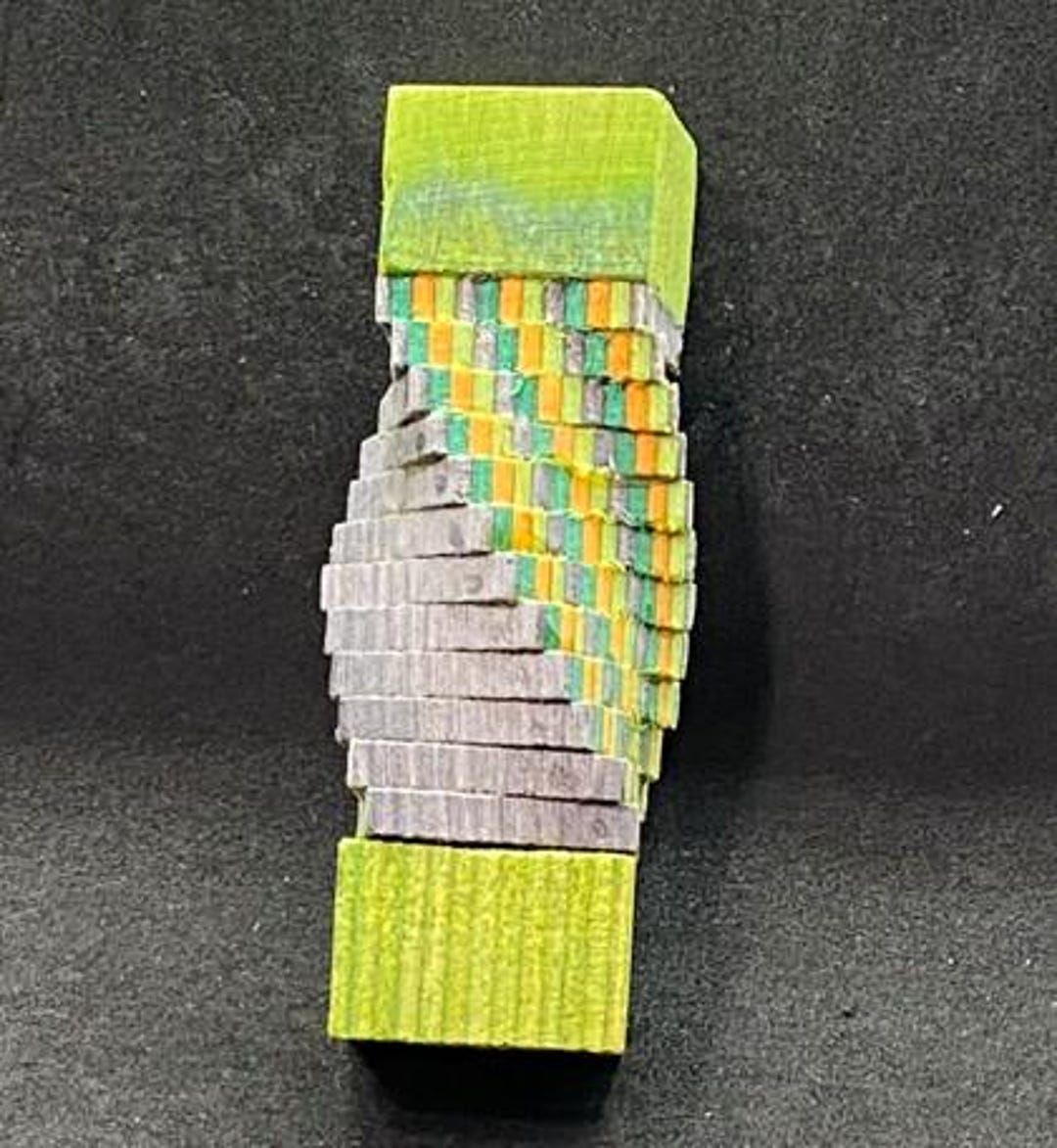 Spectraply Full Twist Pen Blank - Rough Dimensions: .75" X .75" X 2.5 ...