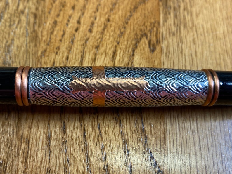 Celtic Knot Pen Blank on a Copper Sierra Pen Kit - Etsy