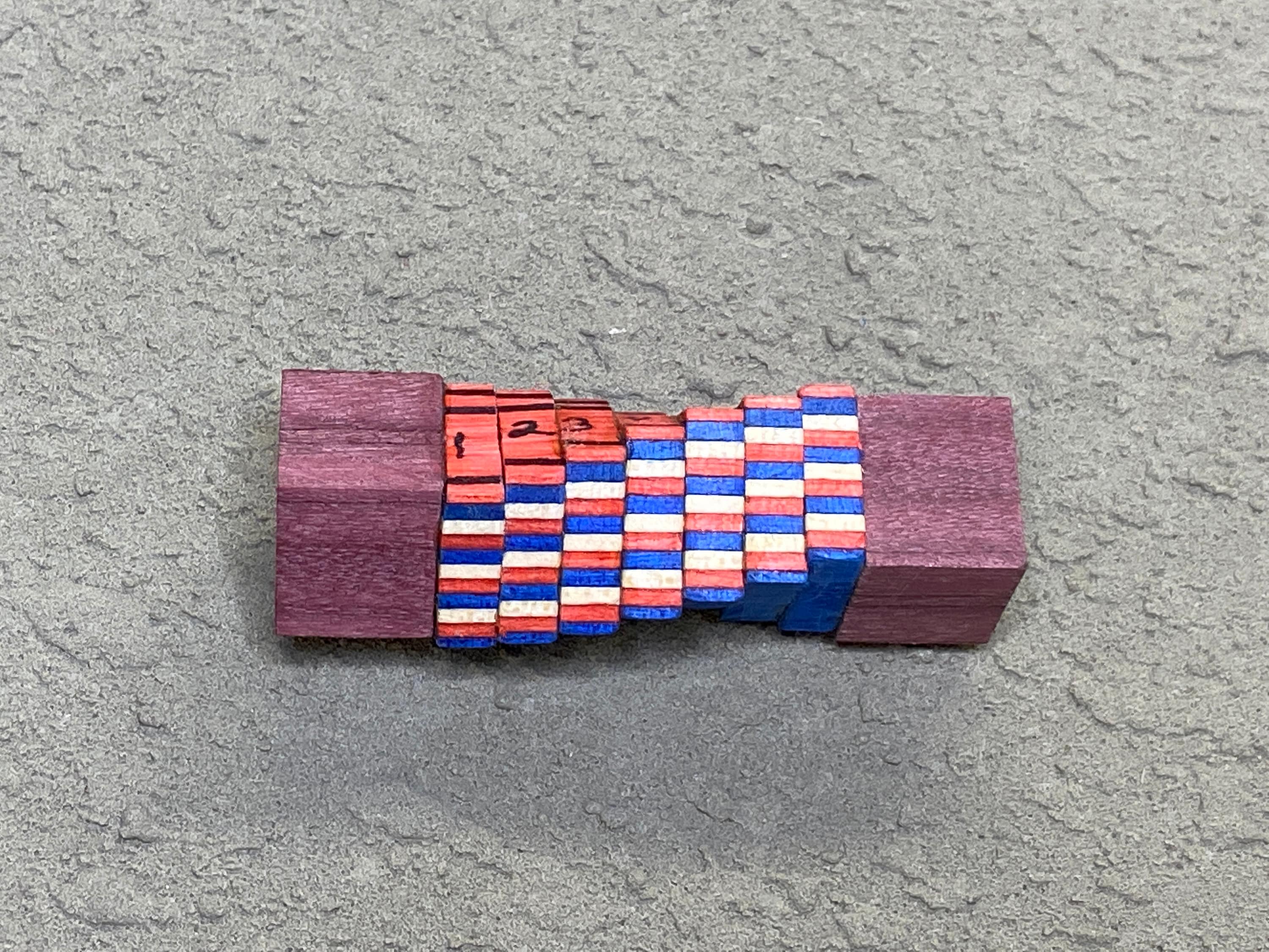 Spectraply Spiral Twist Segmented Blank (digital Printable PDF - How to ...