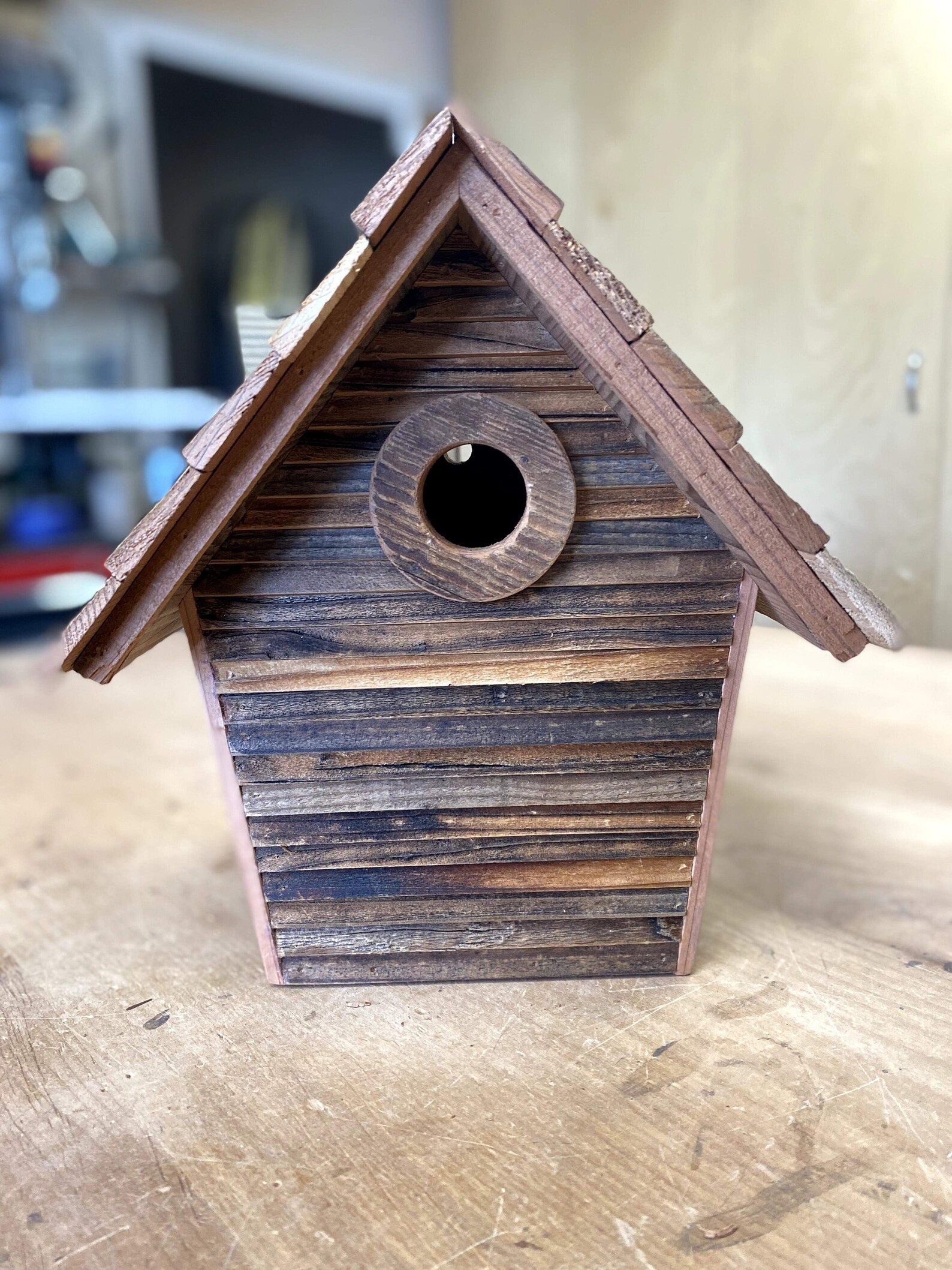 Rustic Birdhouse | Redwood | Handmade Birdhouse | Custom Birdhouse ...