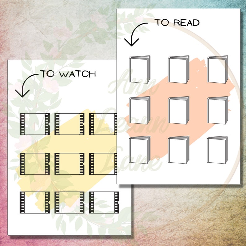 Beginners Printable Bullet Journal Bujo Templates Bullet Journal Bundle ...