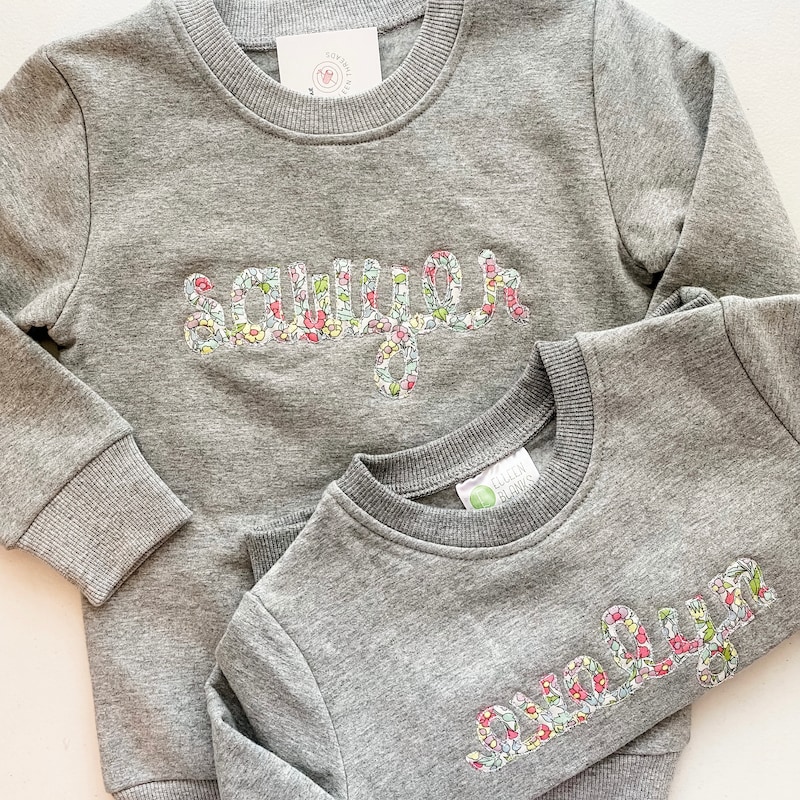Applique Sweatshirt - Etsy