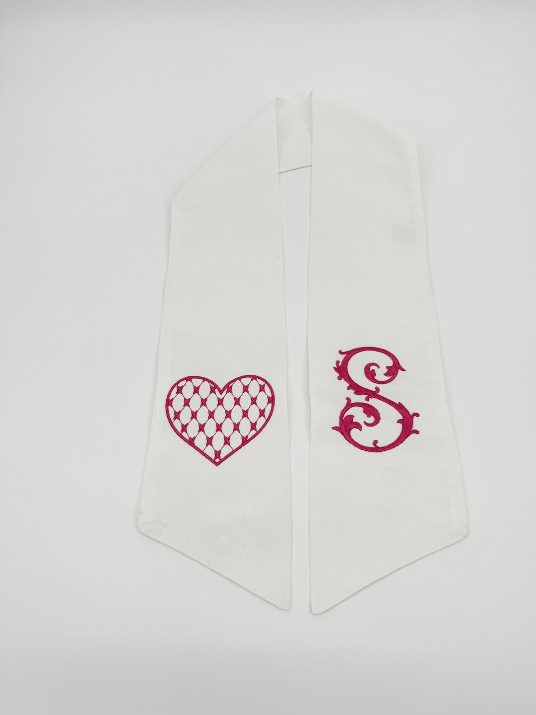 Valentines Wreath Sash / Heart Wreath Sash / Last Name Wreath Sash ...