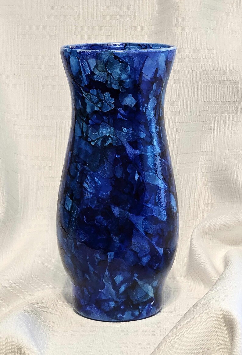 Blue Vase: Small Vase - Etsy