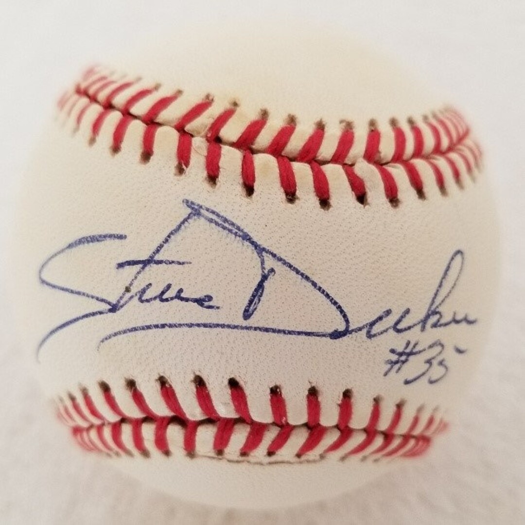 Steve Decker Autographed Baseball - Etsy