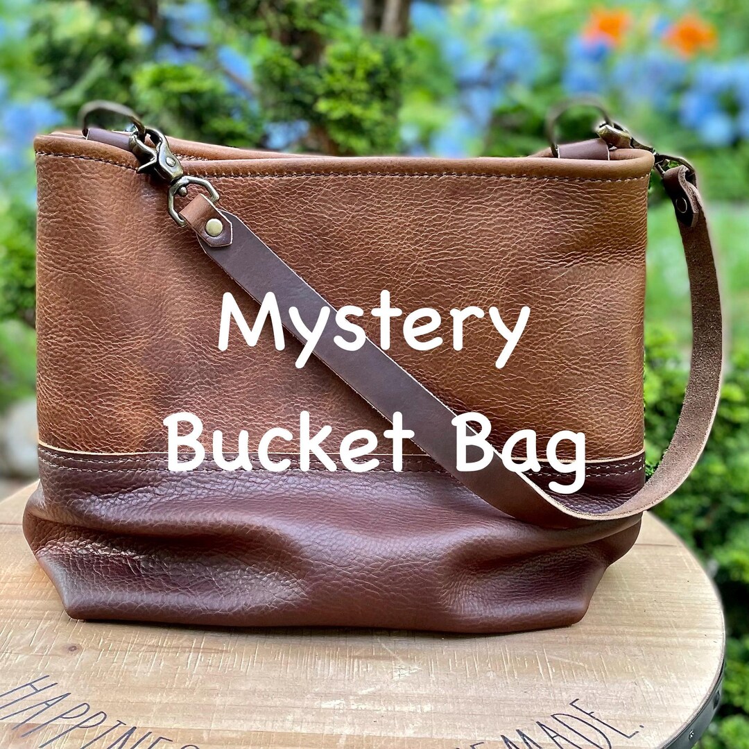 Mystery Leather Bucket Bag - Etsy