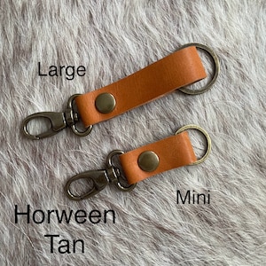 Leather Valet Snap Keychains With Swivel Clasp - Etsy