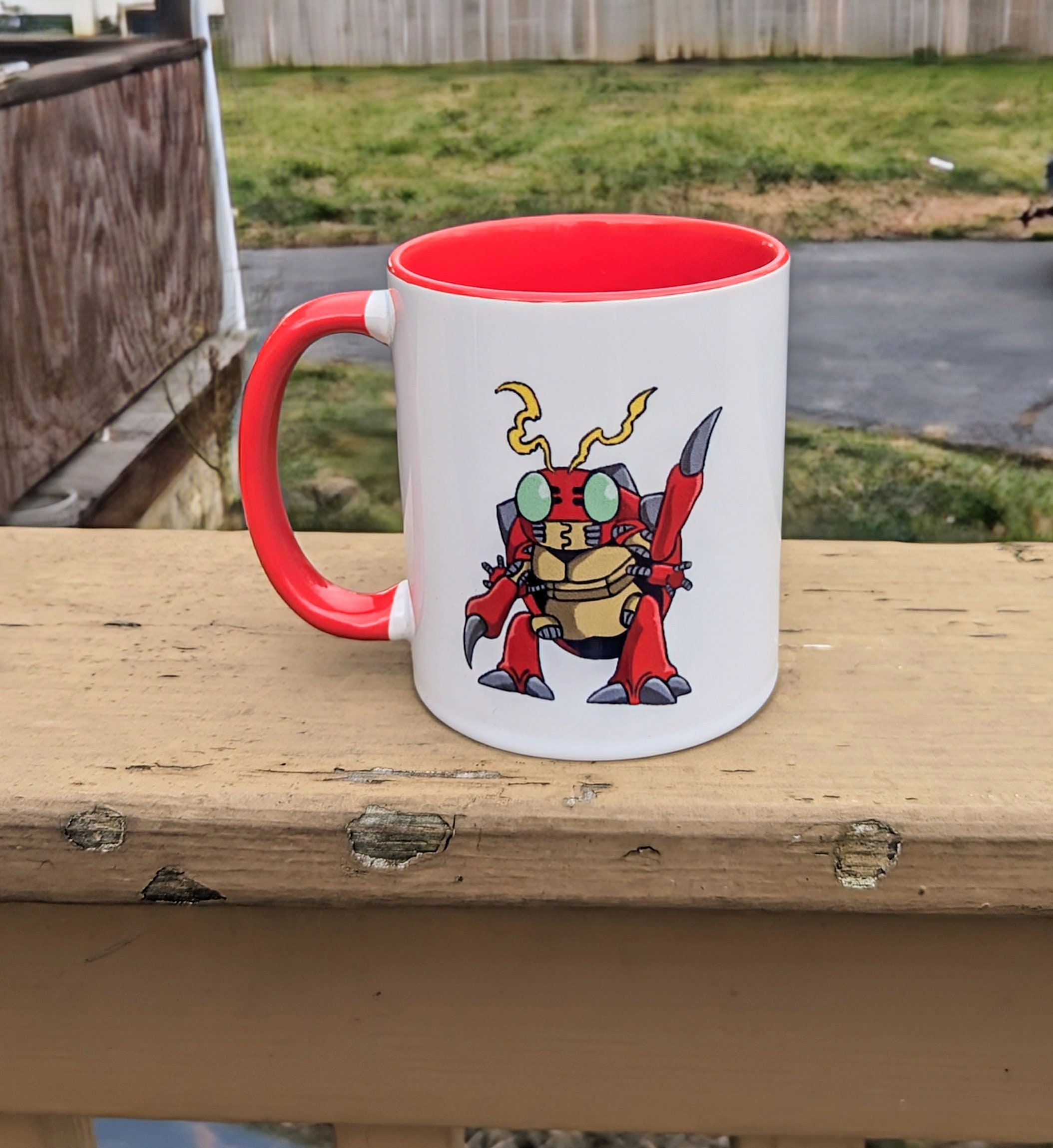 Digimon Ceramic Mugs - Etsy