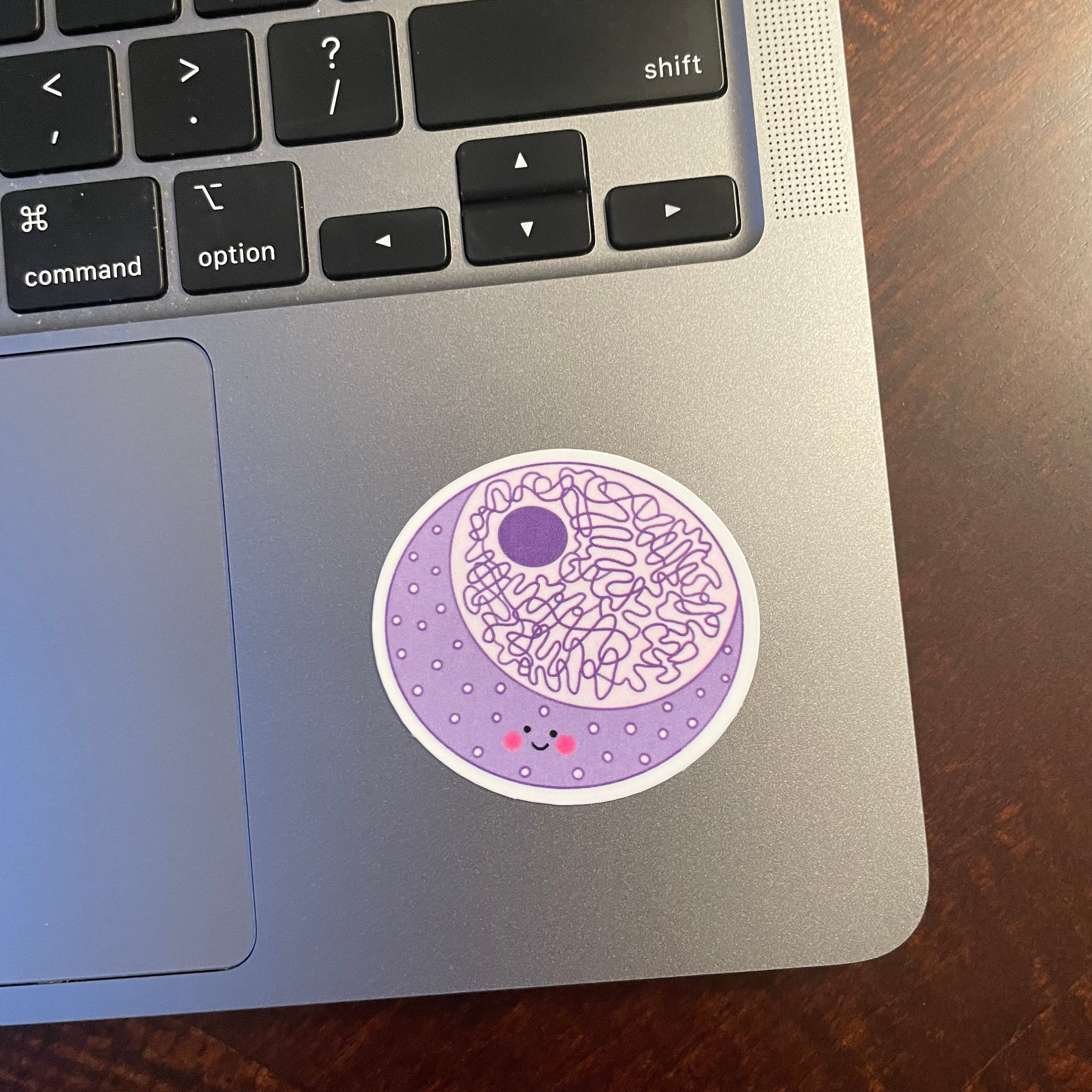 Science Nucleus Organelle Sticker Cell Biology Sticker Gift - Etsy