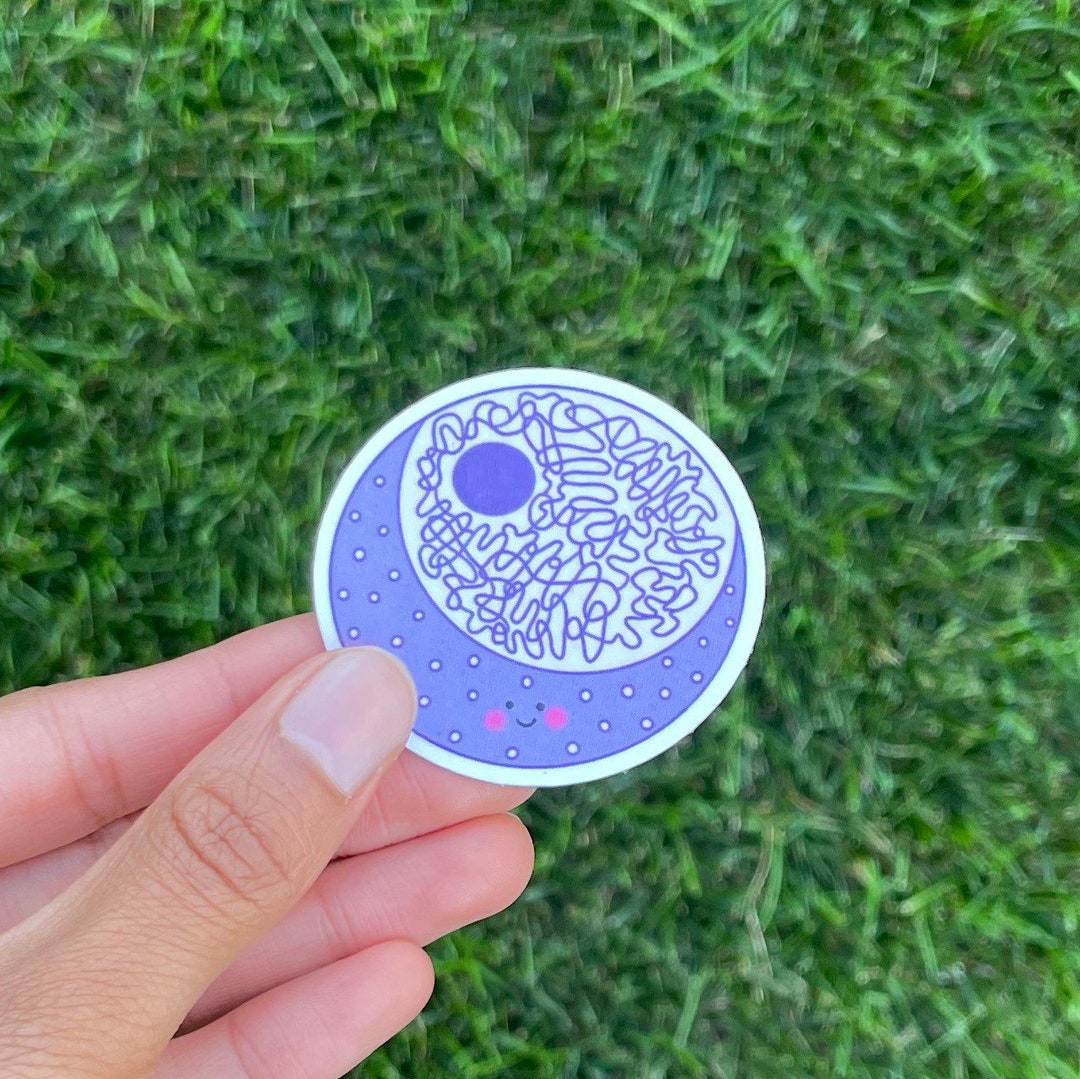 Science Nucleus Organelle Sticker, Cell Biology Sticker, Gift for ...