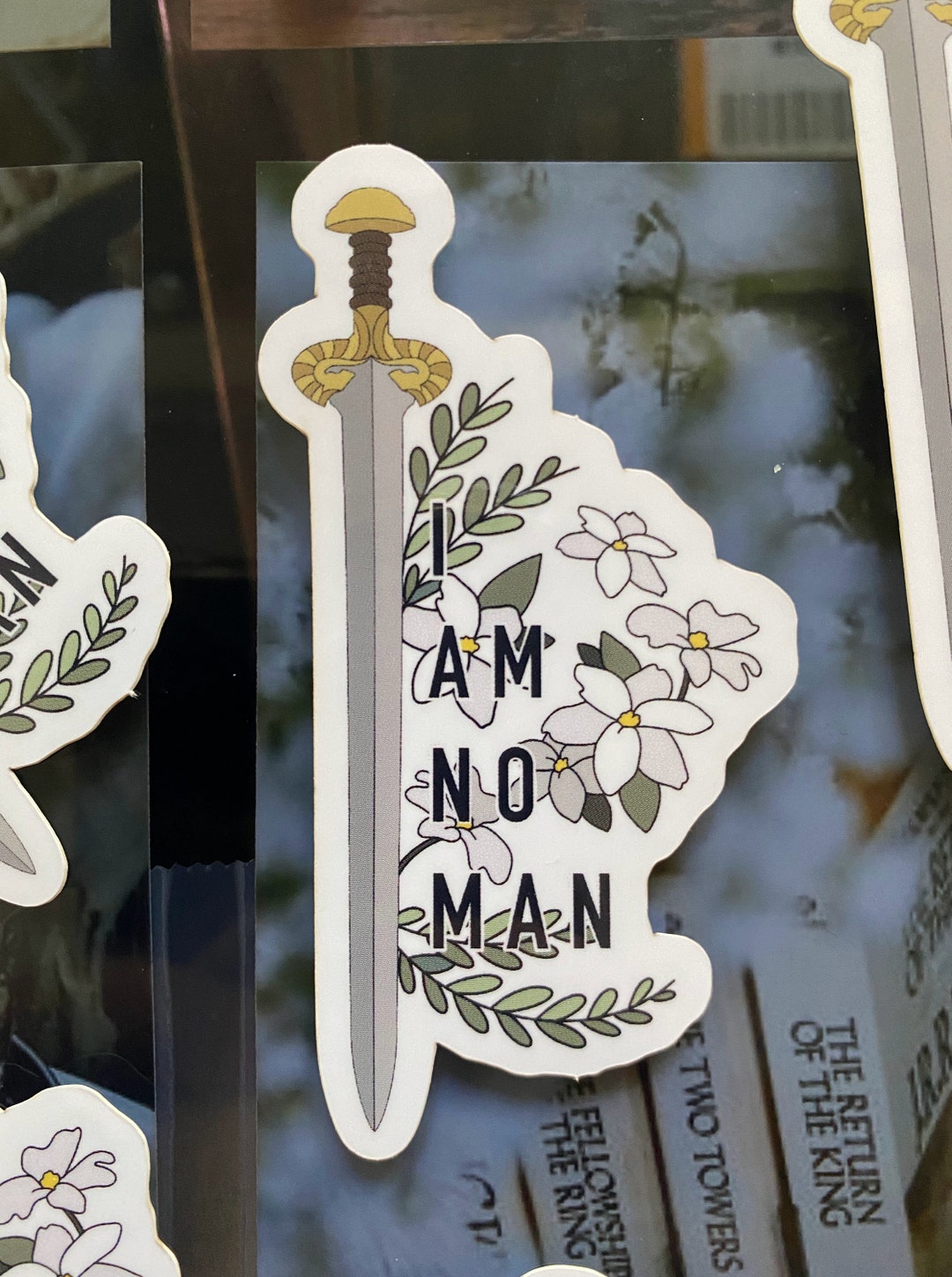 I Am No Man Vinyl Sticker - Etsy