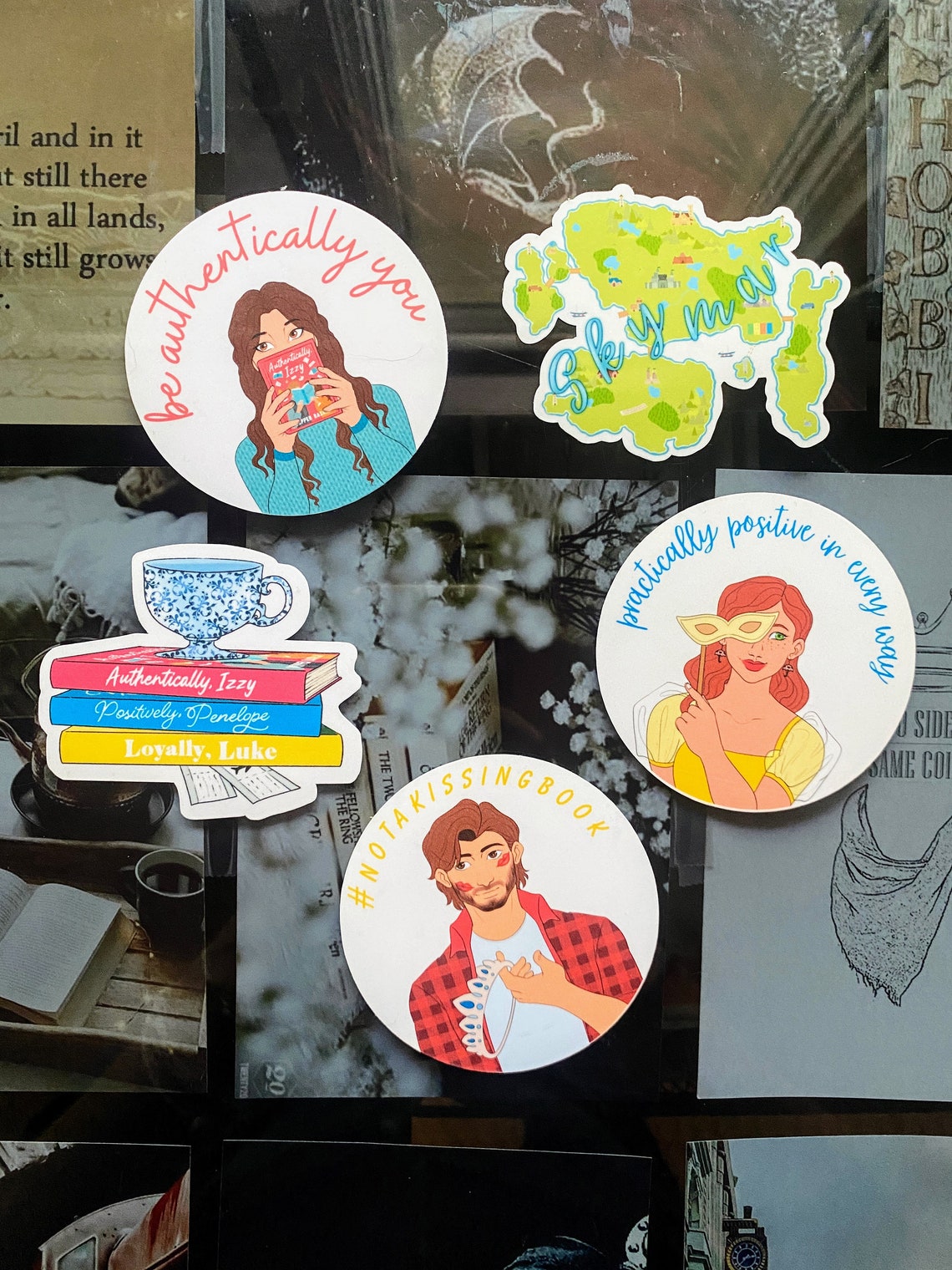 The Skymar Trilogy Pepper Basham Books Sticker Set - Etsy