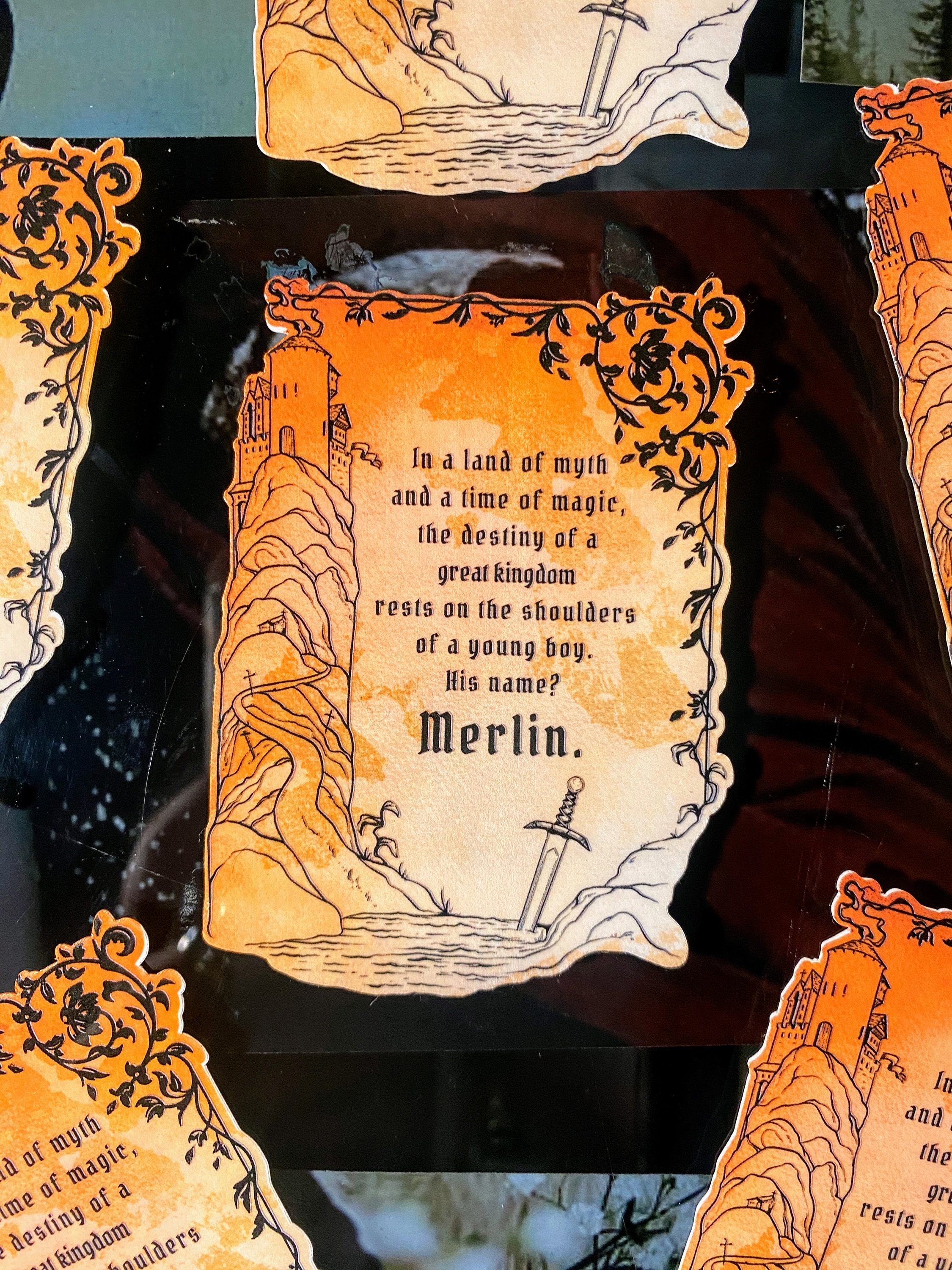 In a Land of Myth and a Time of Magic BBC Merlin Waterproof Arthurian ...