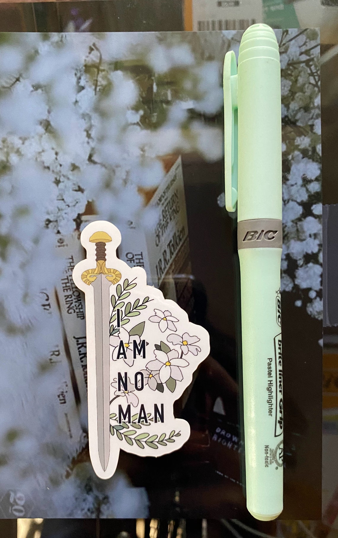 I Am No Man Vinyl Sticker - Etsy