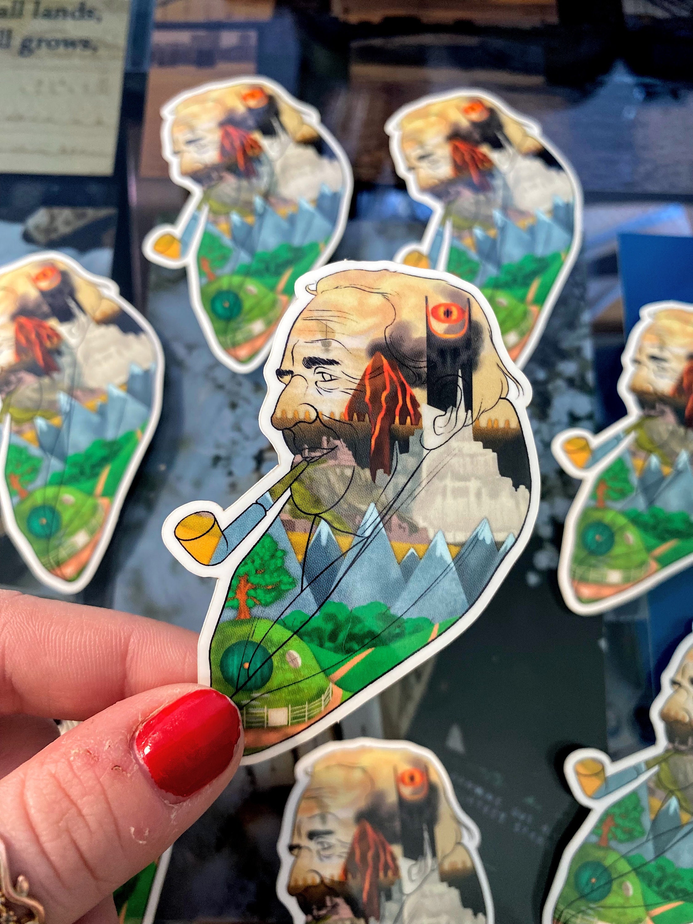 Tolkien Silhouette Vinyl Sticker - Etsy