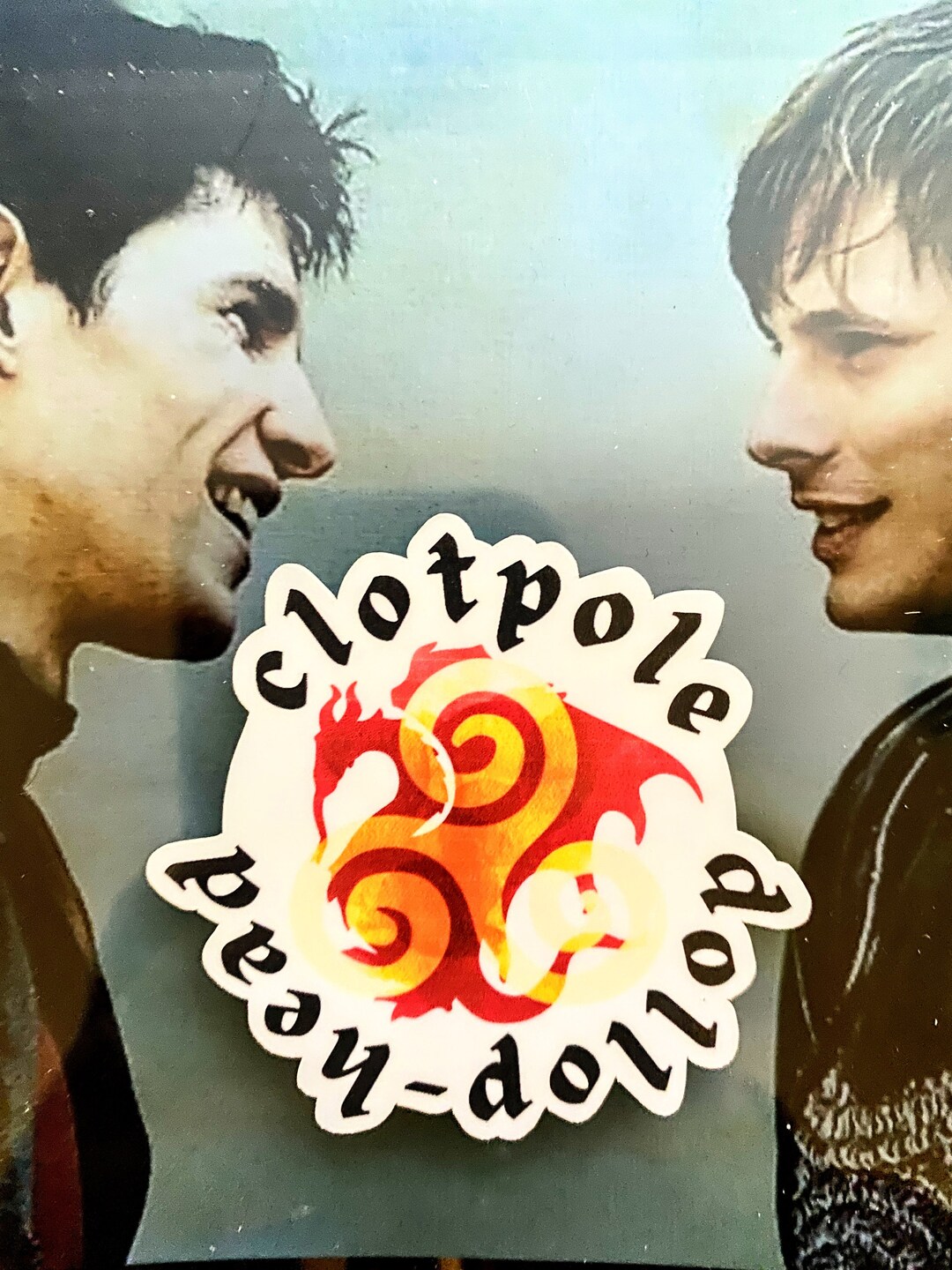 Clotpole, Dollophead BBC Merlin Vinyl Waterproof Sticker - Etsy UK