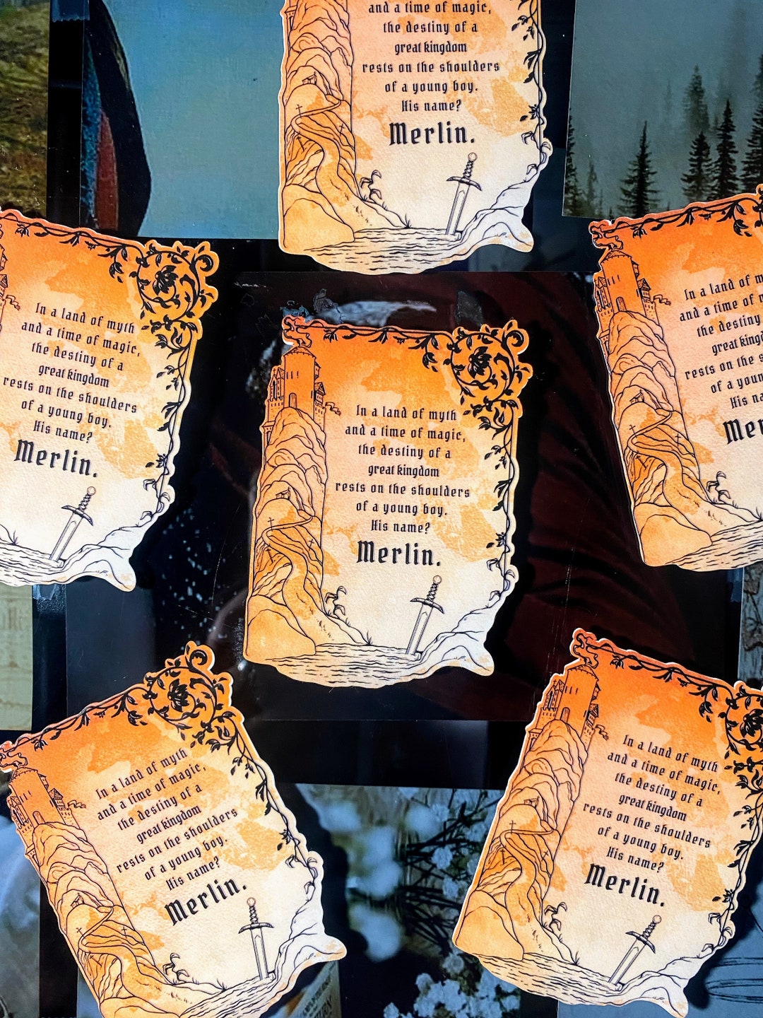 In a Land of Myth and a Time of Magic BBC Merlin Waterproof Arthurian ...