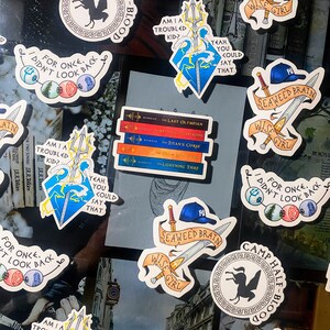 Percy Jackson and the Olympians Vinyl Waterproof 5 Piece Sticker Set - Etsy