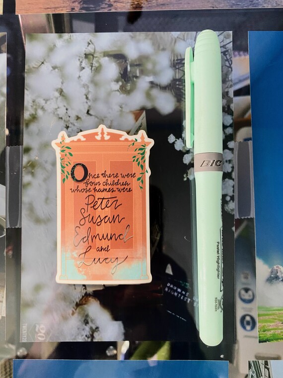 Stickers Once There Were Four Children Vinyl Sticker Stickers, Labels ...