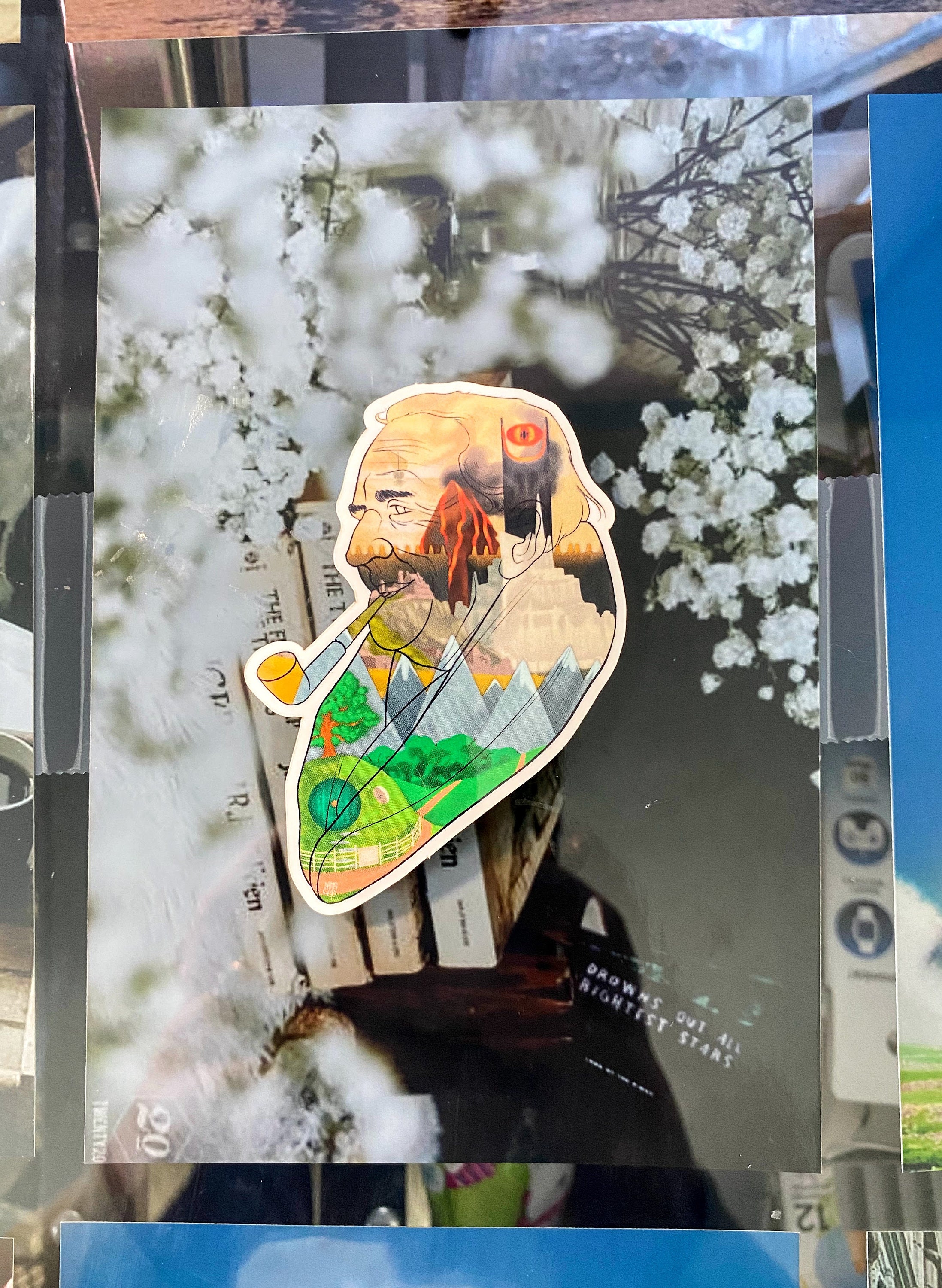 Tolkien Silhouette Vinyl Sticker - Etsy