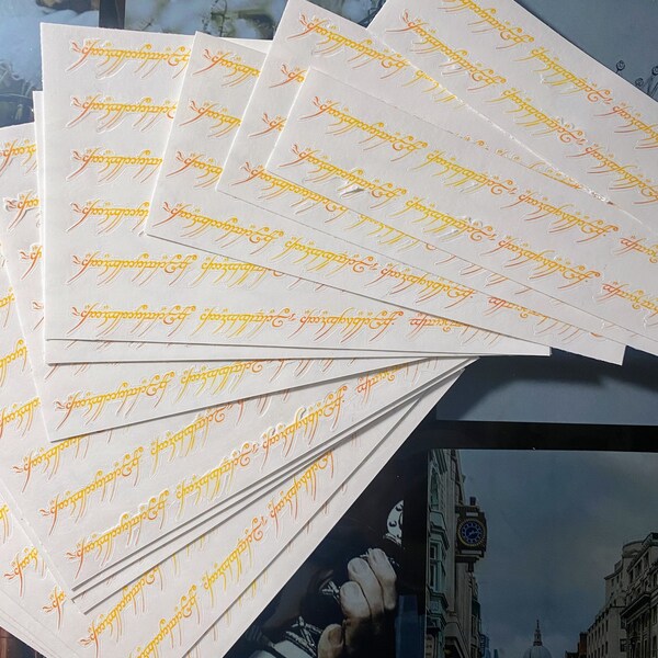 One Ring Script - Etsy