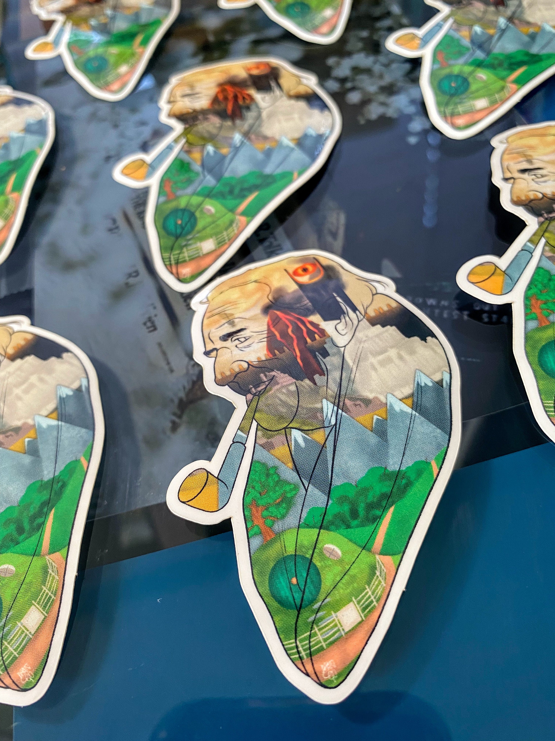 Tolkien Silhouette Vinyl Sticker - Etsy