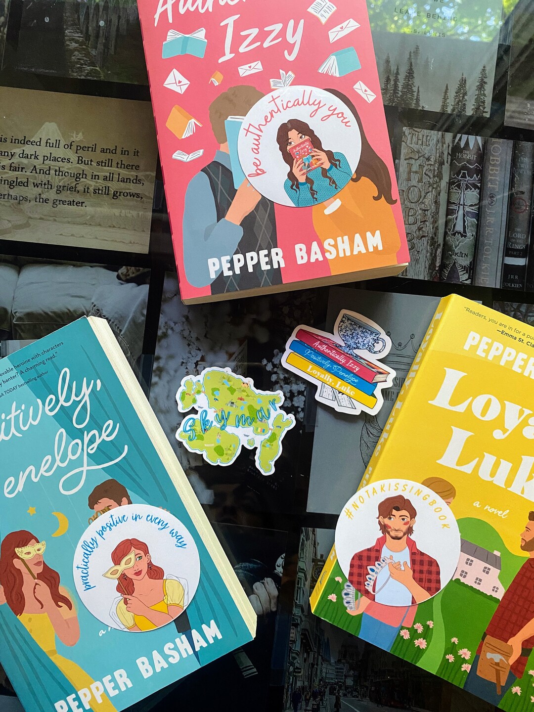 The Skymar Trilogy Pepper Basham Books Sticker Set - Etsy