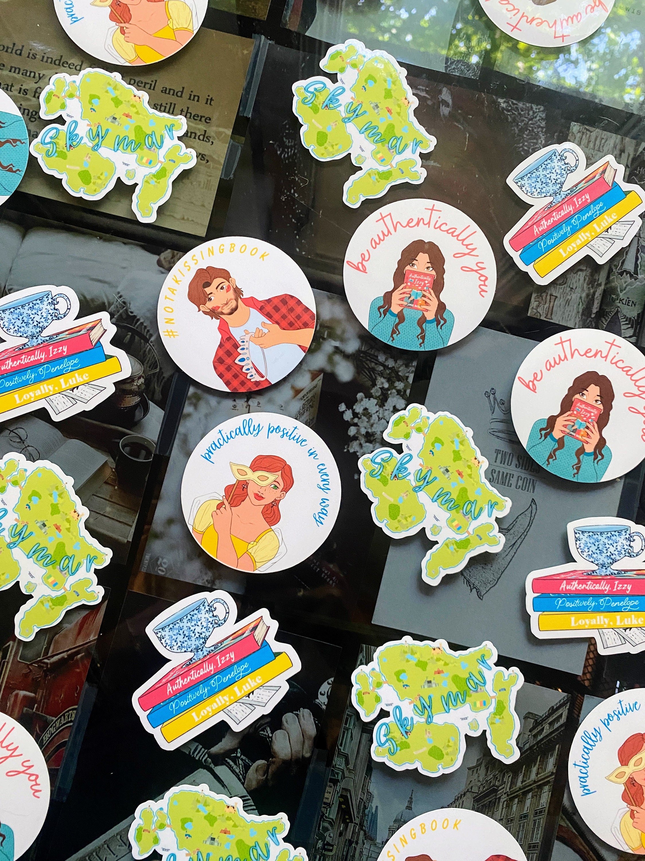 The Skymar Trilogy Pepper Basham Books Sticker Set - Etsy