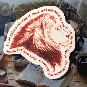As Like A Narnian Chronicles of Narnia Quote Vinyl Waterproof Sticker ...