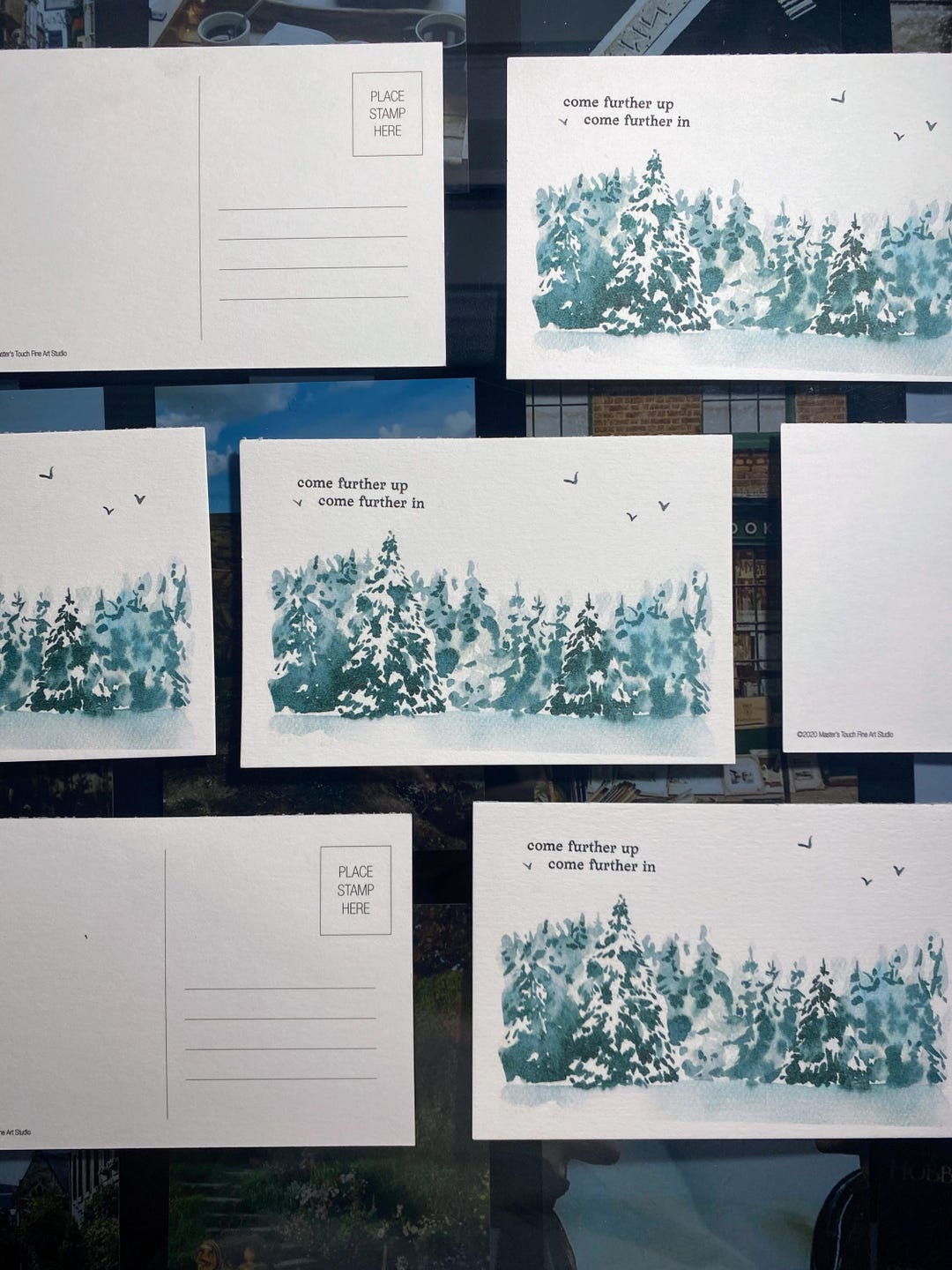 Come Further Up, Come Further in Narnia Quote Watercolor Postcard - Etsy
