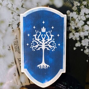 Gondor Lord of the Rings 4 Stickers Set Aragorn, Faramir, Boromir, Flag ...