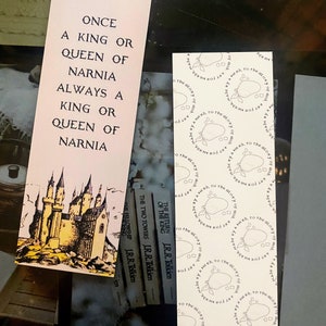 Once a King or Queen of Narnia Glossy Sheen Bookmark - Etsy