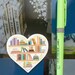 Book Lover Heart Shaped Bookshelf Vinyl Sticker - Etsy