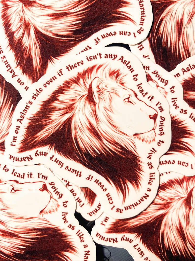 As Like A Narnian Chronicles of Narnia Quote Vinyl Waterproof Sticker ...