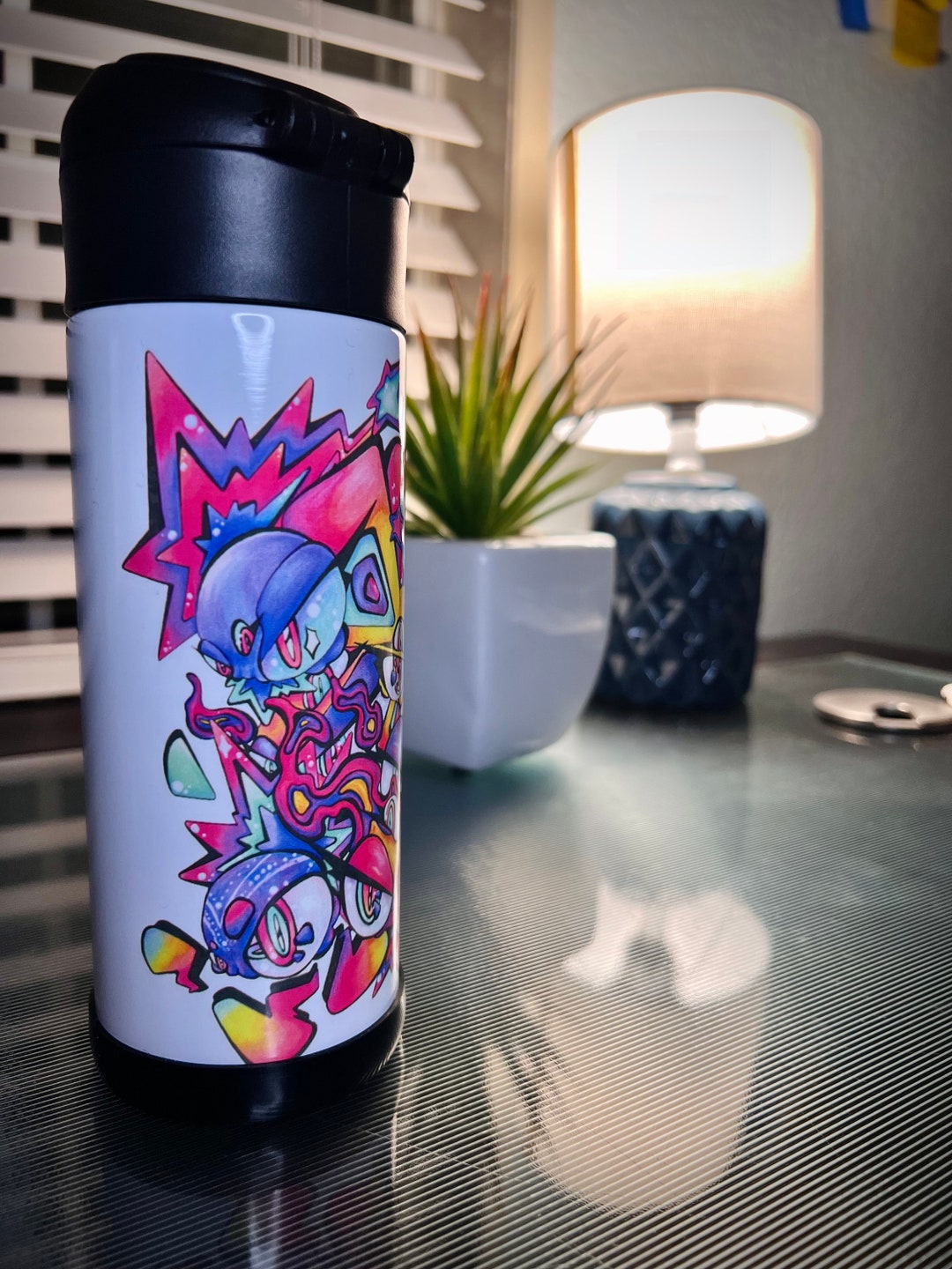 Custom Kids Sippy Cup, Unique Sippy Cup for Kids, Pop Art Modern ...