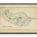 Island of Madeira Map Dated 1871 Antique Reproduction Portugal ...