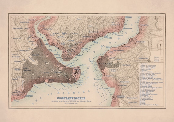 Constantinople Map Location